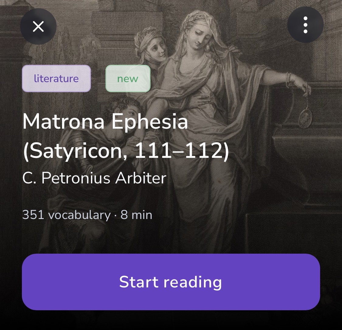 Matrona Ephesia | Legentibus